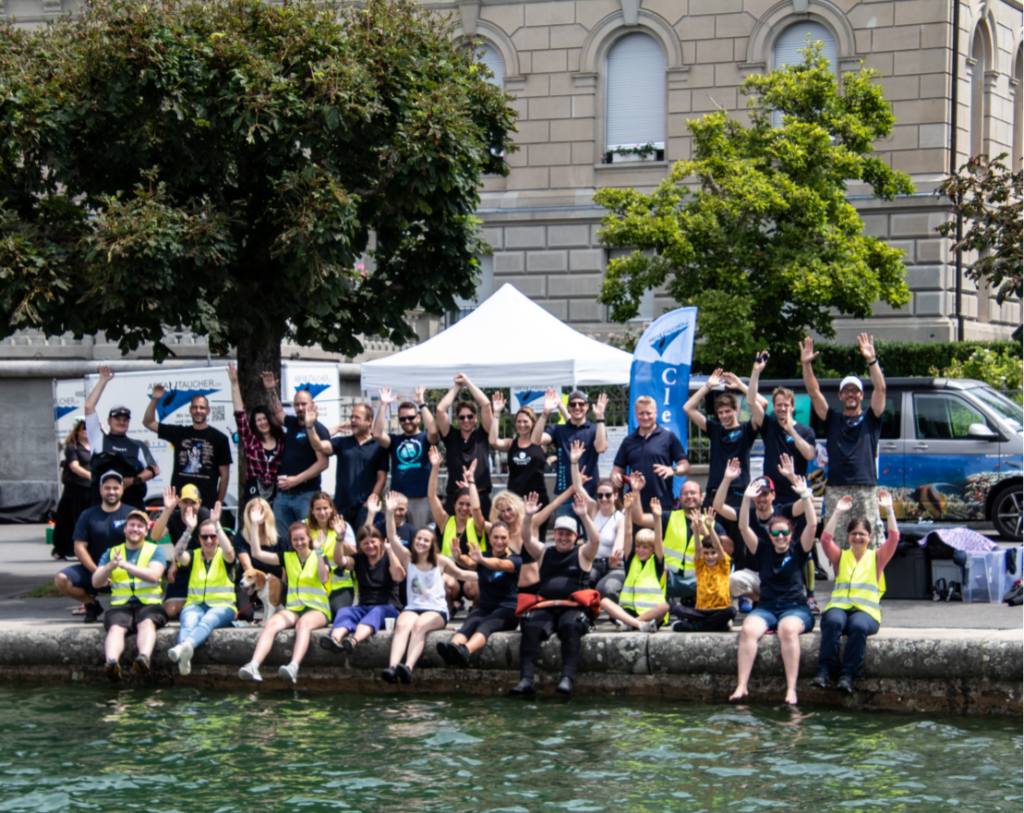 Tauch-Treff Zug und die Abfalltaucher Schweiz räumen auf – abfalltaucher.ch